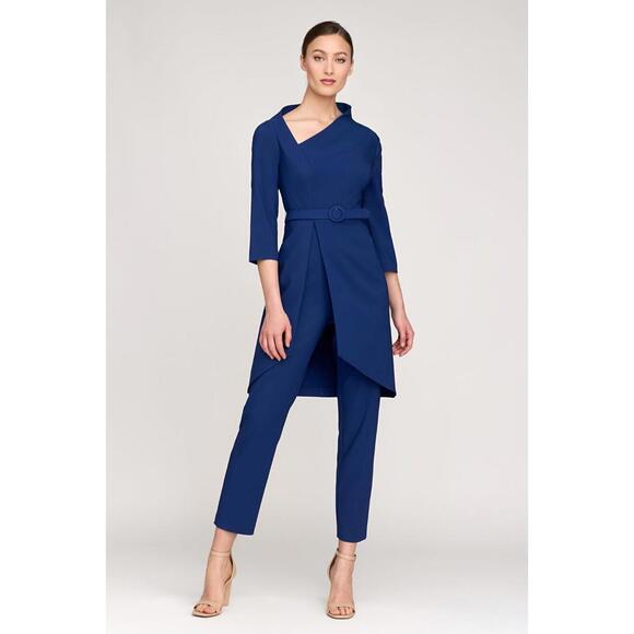 Kay Unger | Dresses | New Kay Unger Perdita Jumpsuit In Blue Size 2 ...